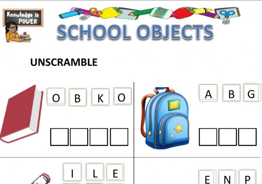 FIRST GRADE CLASS OBJECTS -JULY 26TH 2021