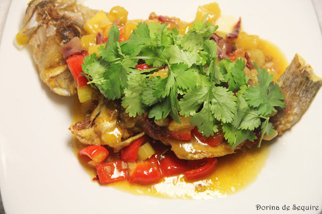 Dorina's Delight™: DEEP FRIED GROUPER WITH MANGO SAUCE