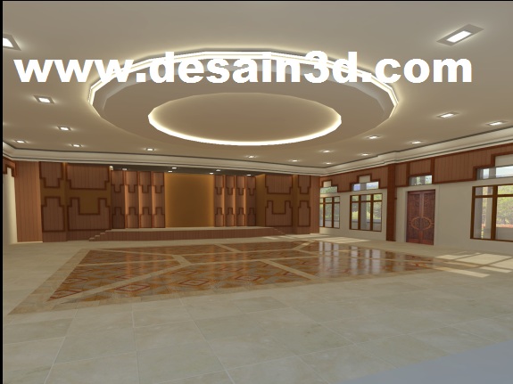 Desain Interior Ruang Gedung Aula Minimalis - ARUSHA DESAIN RUKO