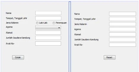 Cara Membuat Biodata Di Java Biodata Java Diri Netbeans Rti Dibawah ...