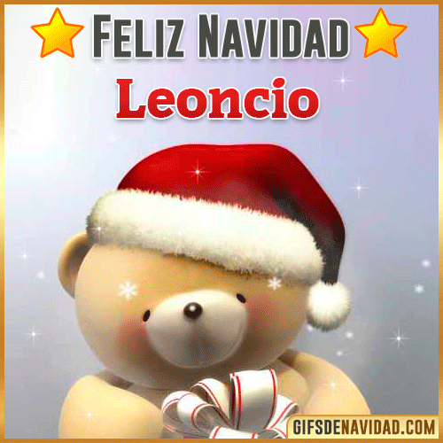Feliz Navidad Leoncio