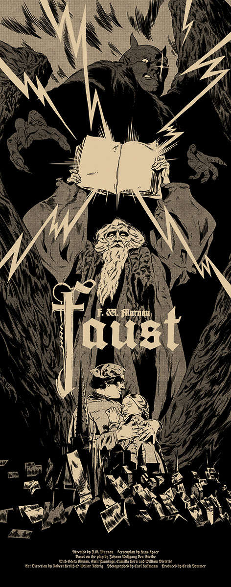 INSIDE THE ROCK POSTER FRAME BLOG: Johnny Dombrowski Faust Poster Release