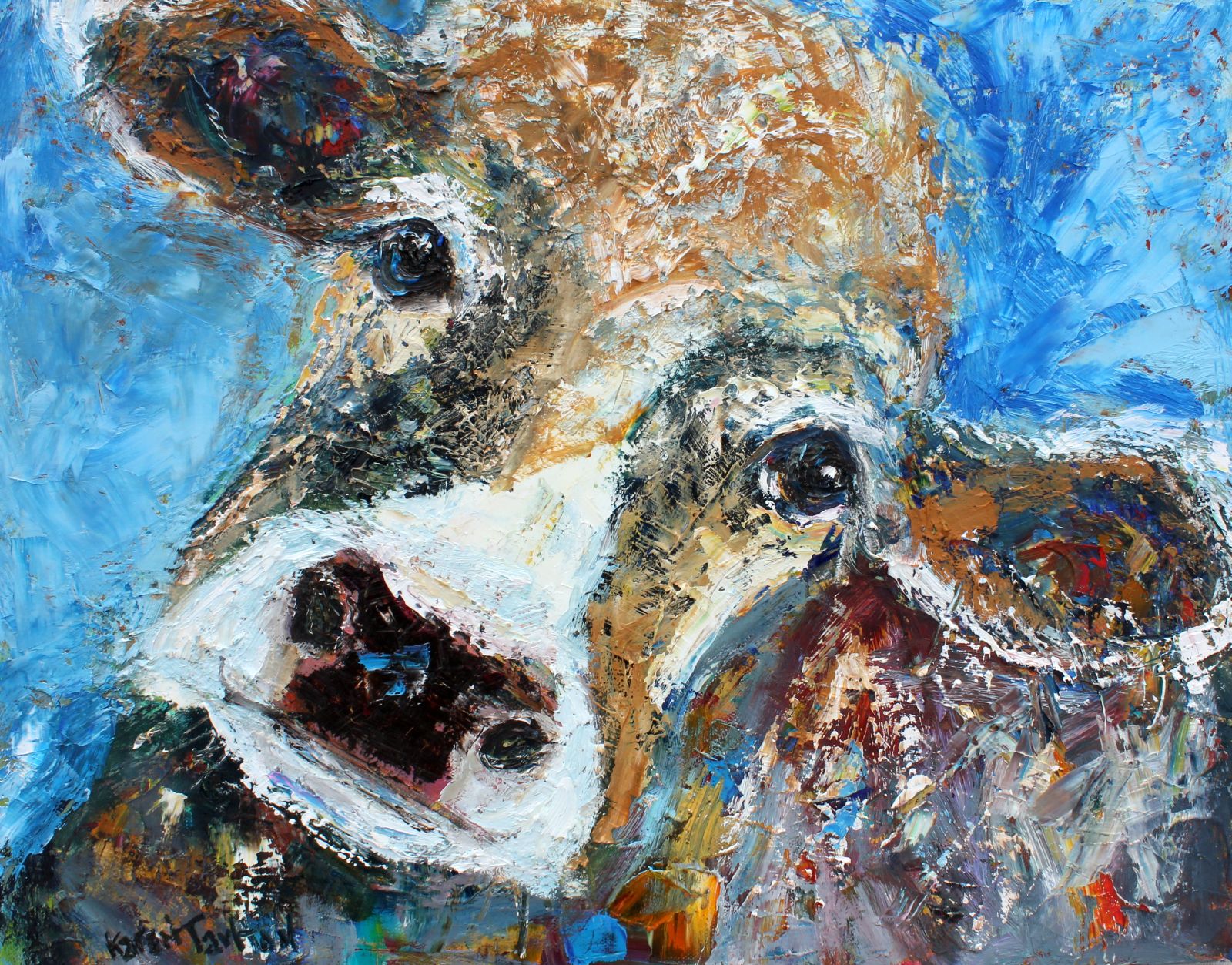 Karen Tarlton: Animal paintings by Karen Tarlton - Elephent art and Cow ...
