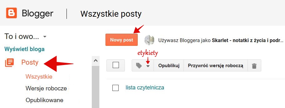 Blogger krok po kroku: Blogger - dodawanie tekstu, zdjęć, linków w ...