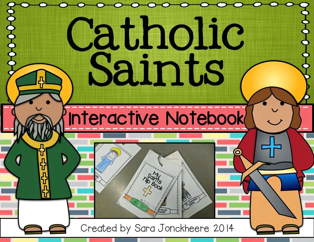 Saint Interactive Notebook | Sara J Creations