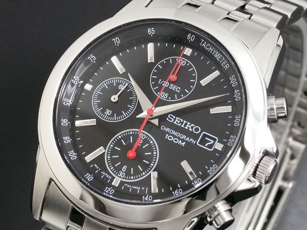 Cart2USA: Seiko Chronograph Tachometer SNDC13P1 SNDC13P SNDC13 Mens Watch