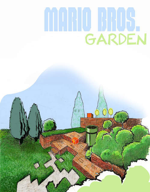 The Rainforest Garden: Super Mario Theme Garden
