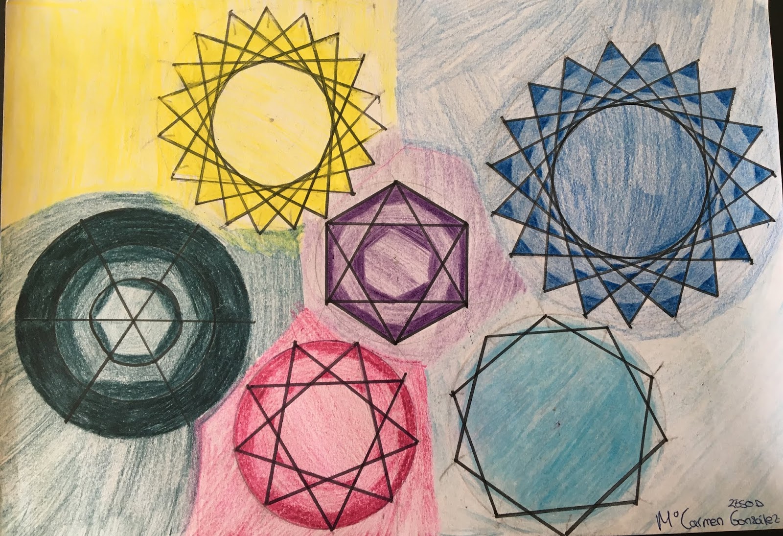 COMPOSICIONES GEOMÉTRICAS POLÍGONOS