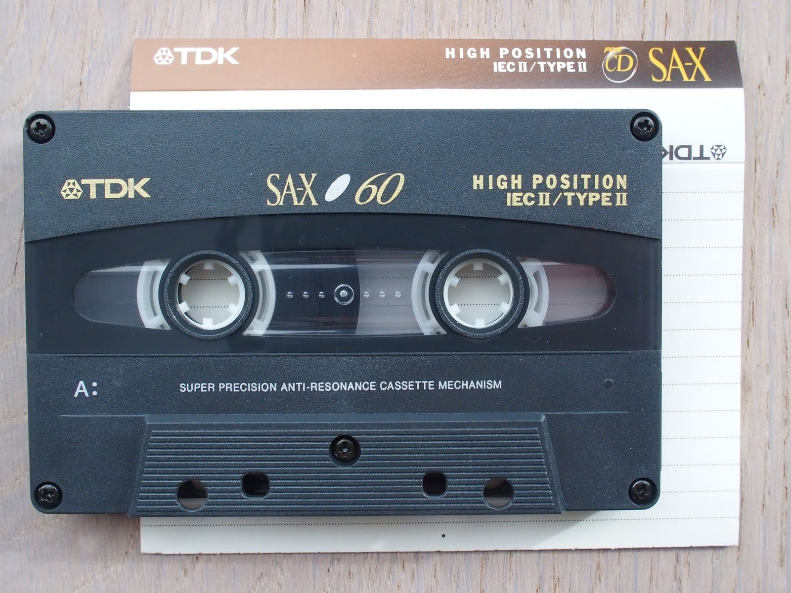 Audiochrome: Cassette tape measurements: TDK SA-X, SA-XS