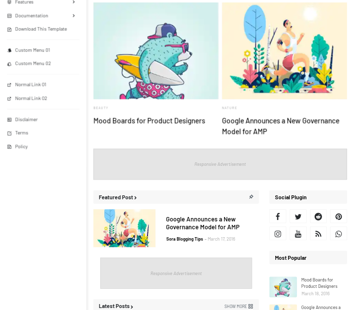 Medium Ui Blogger Template premium and responsive blogger template in 2020