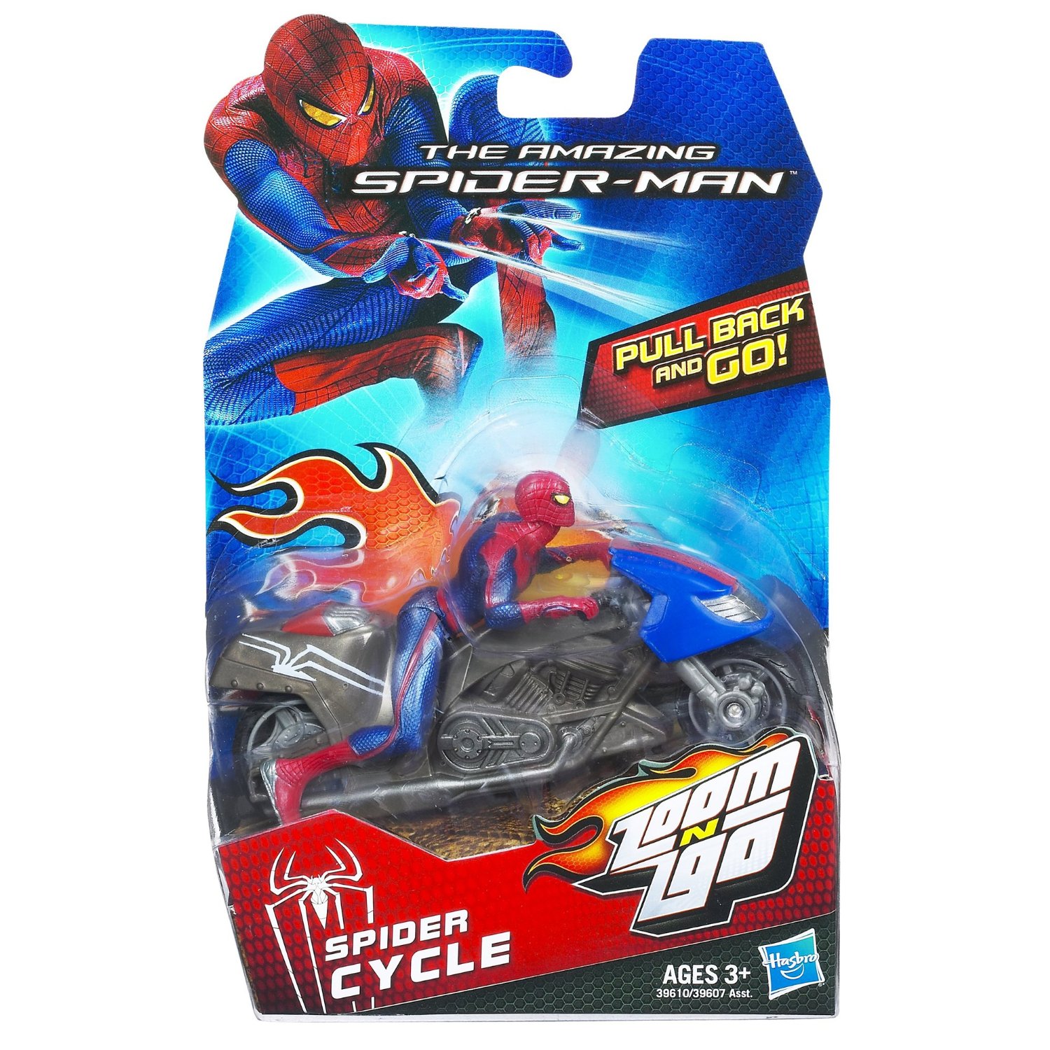 Art Toys Museum: Amazing Spider Man Zoom N Go Cycle Vehicle