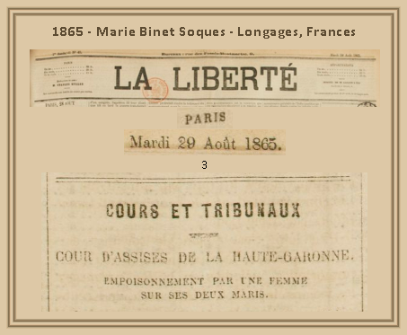 Unknown Gender History: Marie Binet Soques, Double Black Widow ...