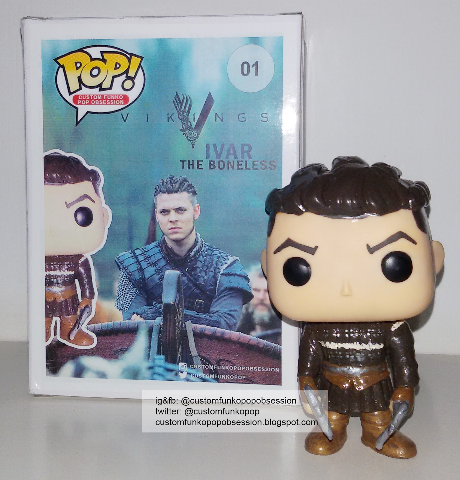 Vikings Custom Funko Pop Of Ivar The Boneless