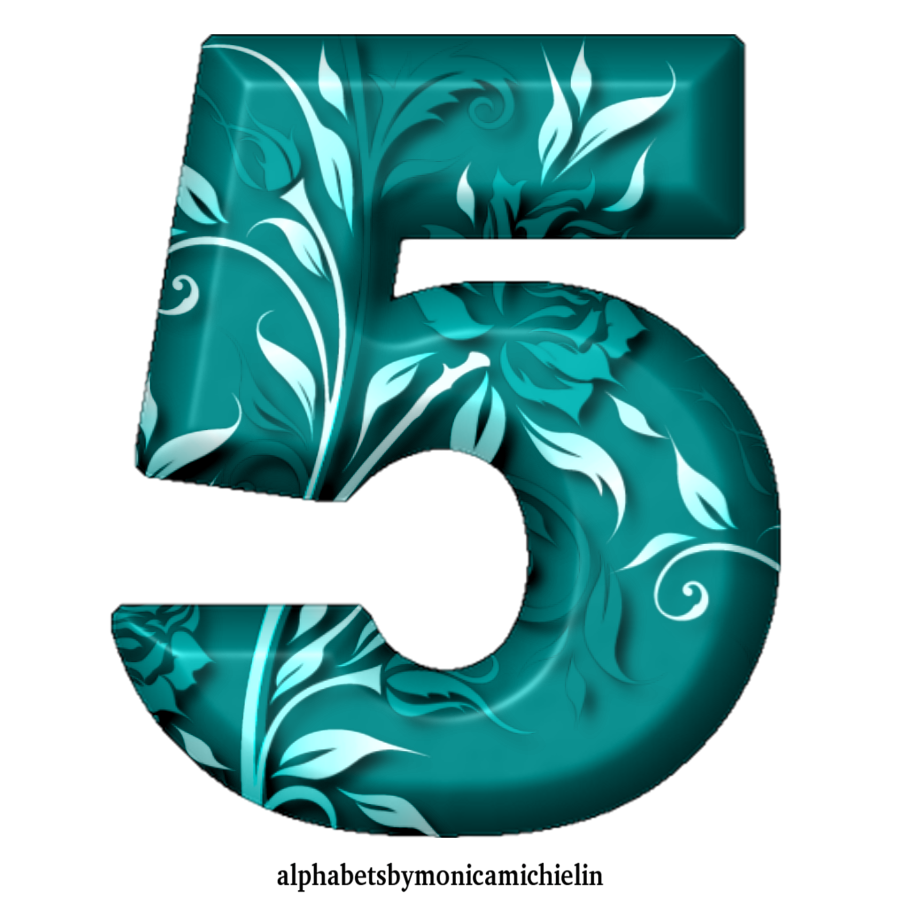 M. Michielin Alphabets: ORNAMENTAL FLOWER ARIAL BLUE ALPHABET, NUMBERS ...