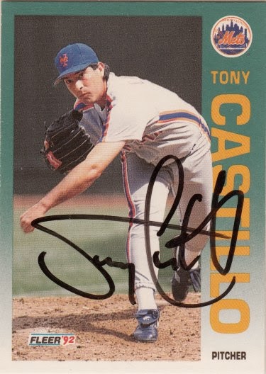 Daily Autograph: Tony Castillo