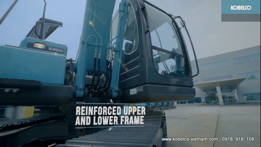 Máy đào Kobelco SK130-8, gầu tiêu chuẩn 0.5m3
