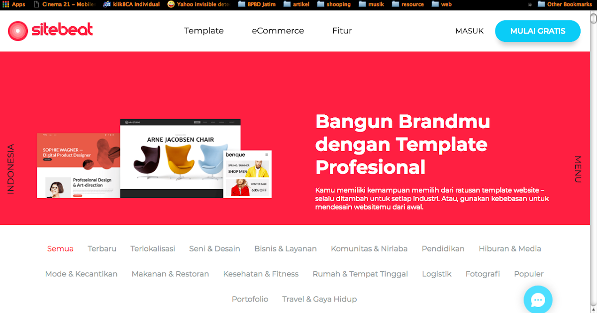 Tips Memilih Contoh Template Website Terbaik untuk Situs Website ...