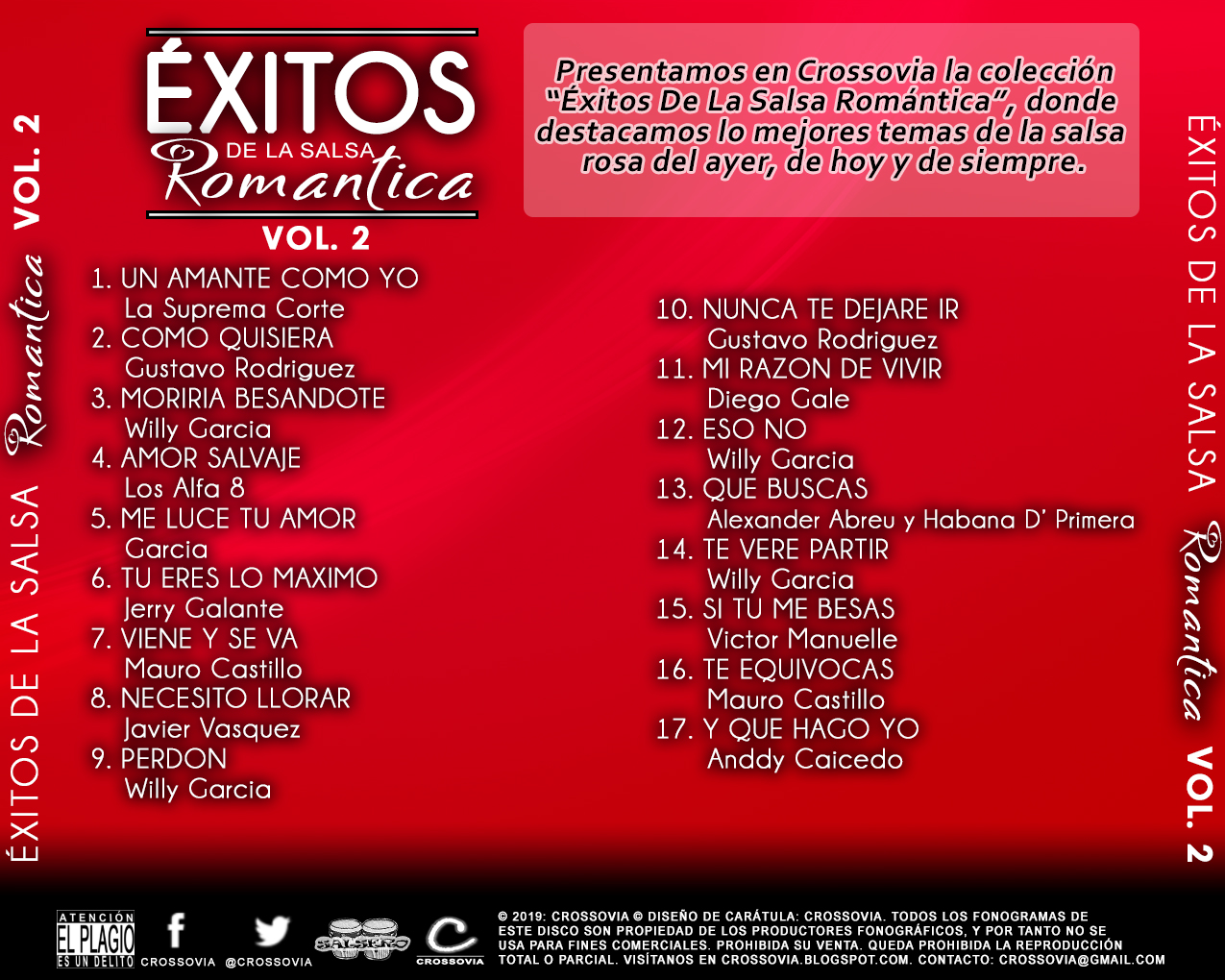 EXITOS DE LA SALSA ROMANTICA, VOL. 2 (2019) ~ Crossovia