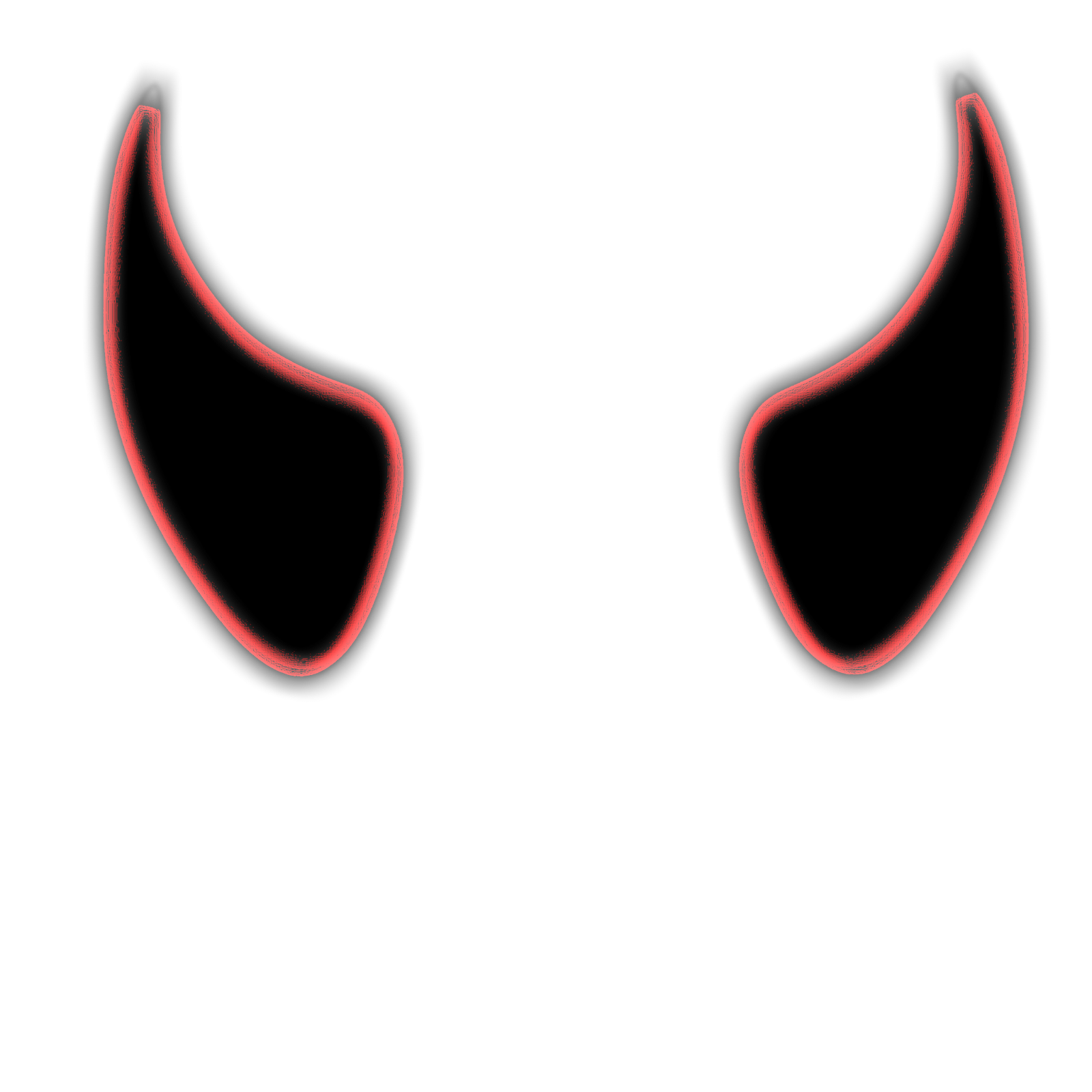 Gambar Mentahan Tanduk Iblis (Setan) PNG Transparan - Samakami.com