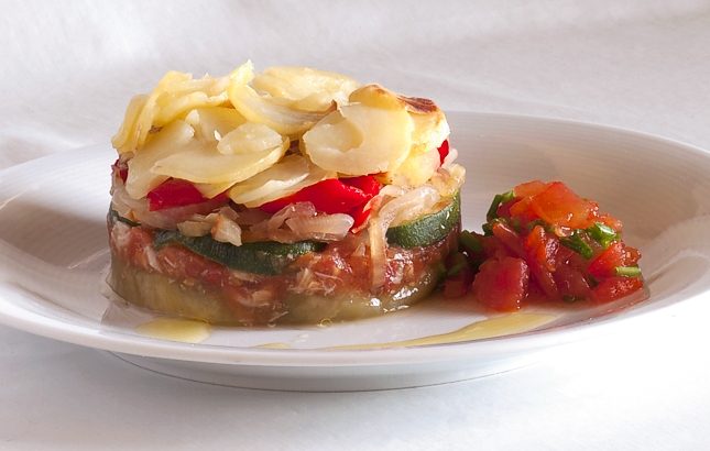 La Gastrocinemia: Tombet de verduras asadas