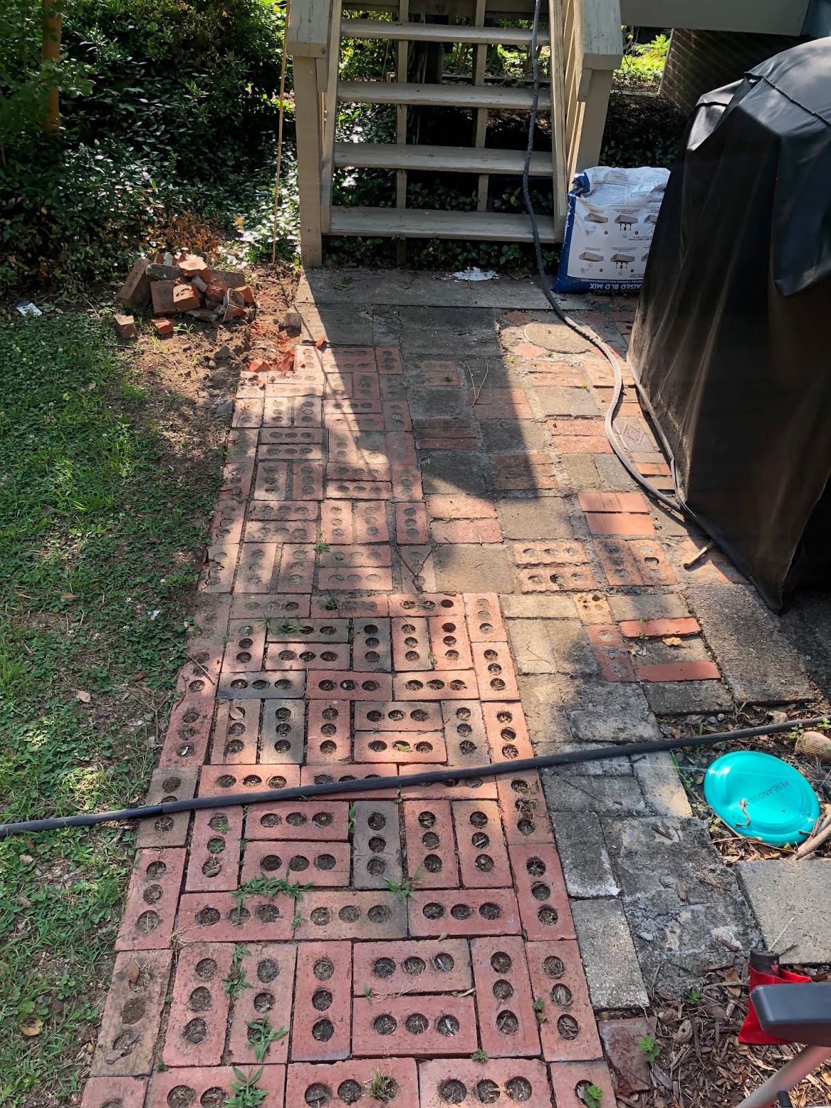 Ring Around The Rubins: Our DIY Slate Patio (and why we'd never do this ...