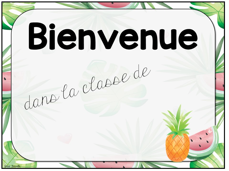 Les petits génies - Ressources pédagogiques: Décor tropical - Gratuité