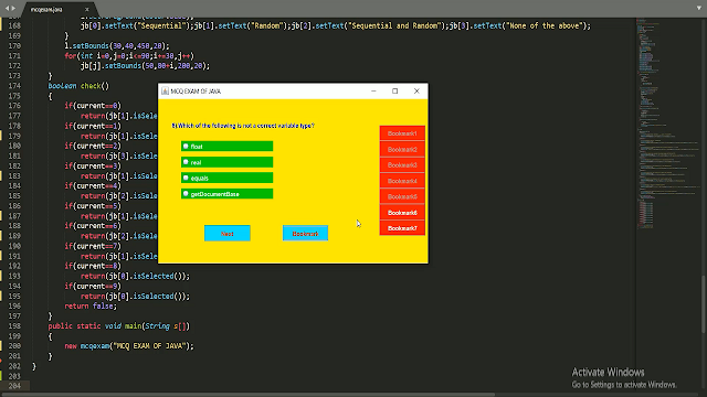 MCQ Application Core Java mcq-application-core-java