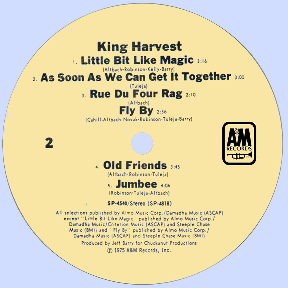 Plain and Fancy: King Harvest - King Harvest (1975 us, delicate soft ...