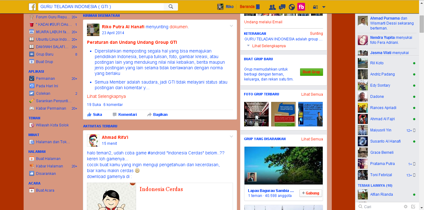 Merubah Tampilan Warna Facebook Menjadi Lebih Cantik dan Menarik - INTIRUH