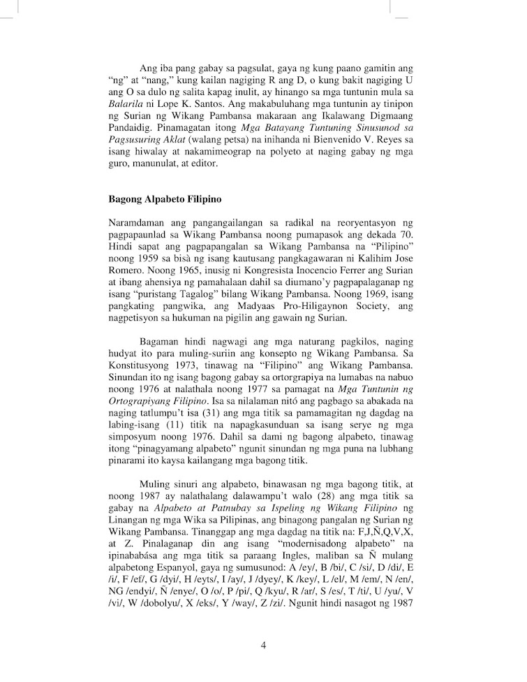 BINAGONG GABAY SA ORTOGRAPIYA NG WIKANG FILIPINO, Komisyon sa Wikang ... BINAGONG GABAY SA ORTOGRAPIYA NG WIKANG FILIPINO, Komisyon sa Wikang ...