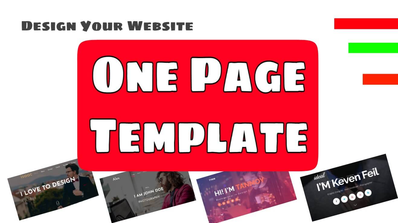 5 BEST ONE PAGE TEMPLATES LIST FOR WEBSITE - OkGuri
