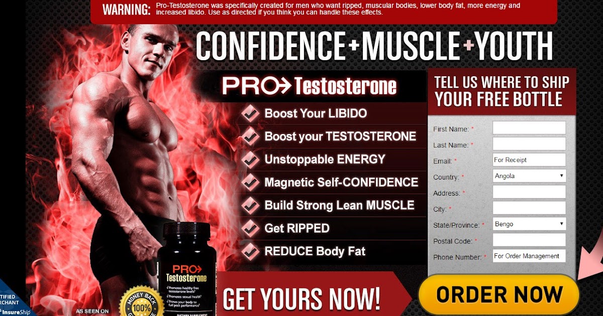 Pro Testosterone Email Offer- Men's Health ~ Health and Beauty Tips &Tricks