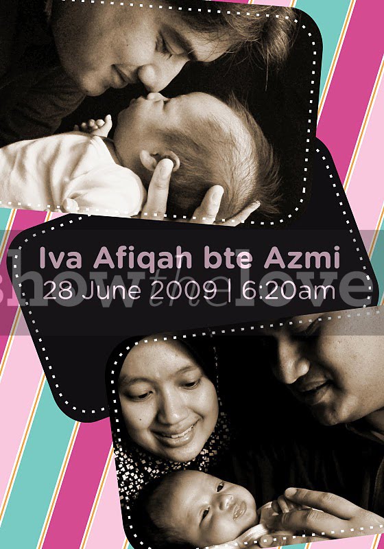 show the love: baby birth poster : iva