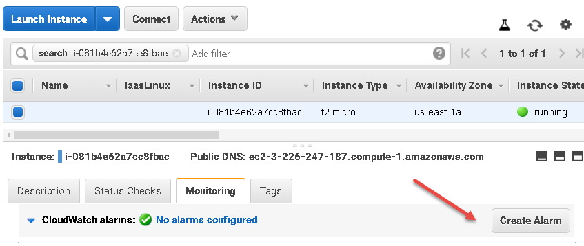 Tech Junkie Blog - Real World Tutorials, Happy Coding!: Iaas With AWS: Create A CloudWatch Alarm ...