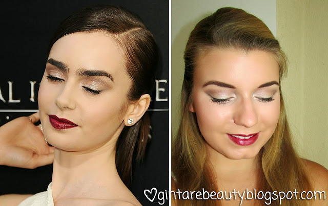 Let's talk beauty!: Tutorial: Lily Collins make-up look