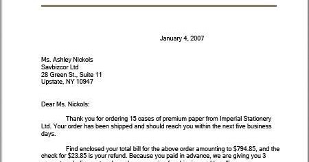 Business Letter Format Indent - Birthday Letter