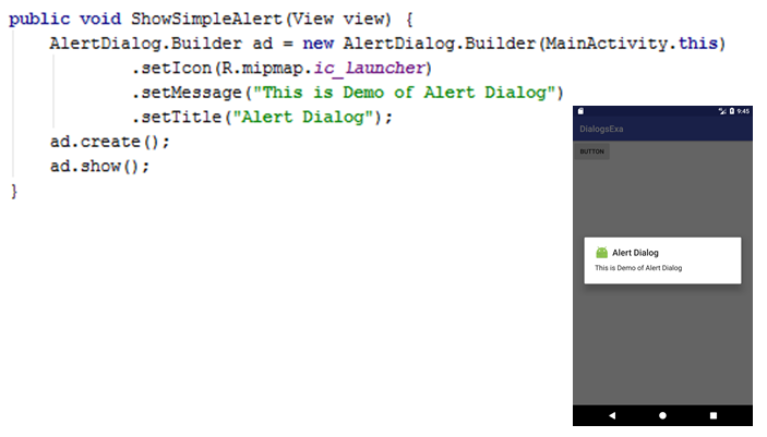 Unit - 3 Working with Dialogs