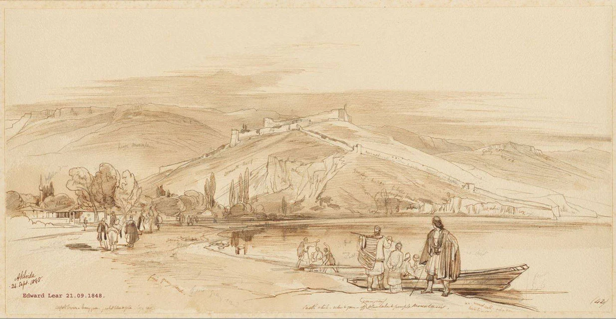 Edward Lear hinterließ wundervolle Zeichnungen von Ohrid - 1848