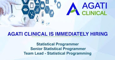 AGATI CLINICAL Walk-In Interviews for Statistical Programmers / Team Lead on 21st Dec 2019 ...
