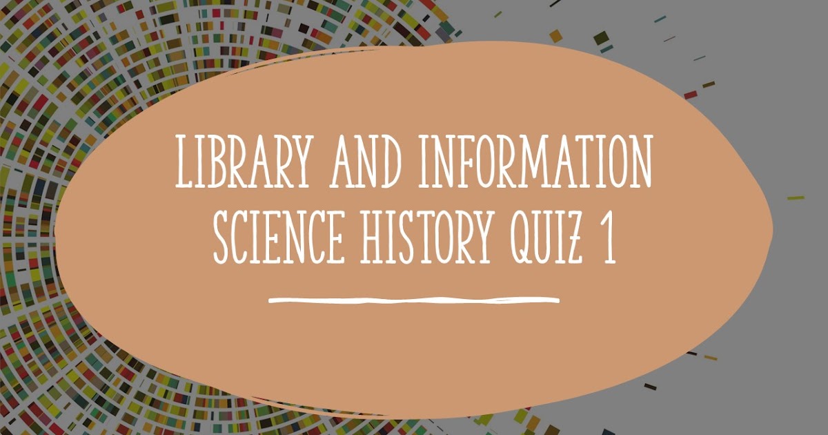 Library and Information Science Online MCQs Test/Quiz