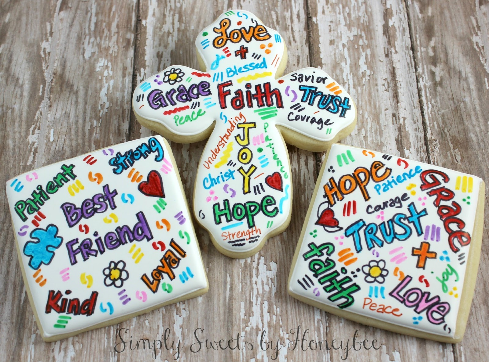 The Cookie Puzzle: Inspirational Message Crosses by Simply Sweets by ...