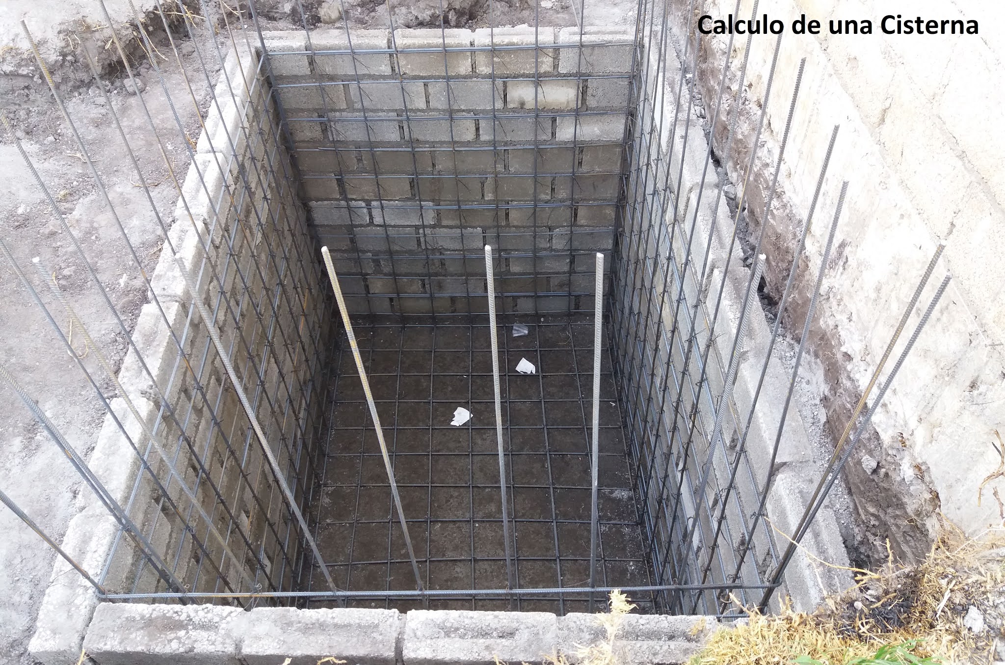 Cisterna de Agua para casas de concreto para escuelas, hospitales ...