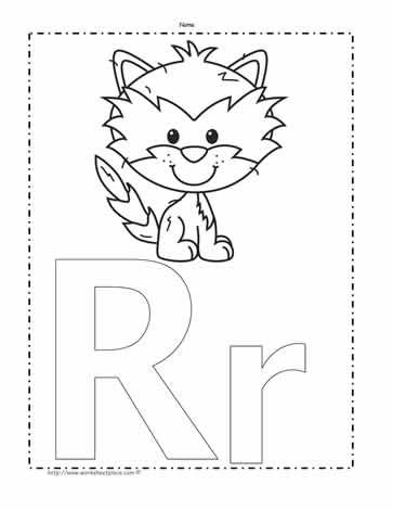Letter R Coloring Pages ~ Coloring Pages