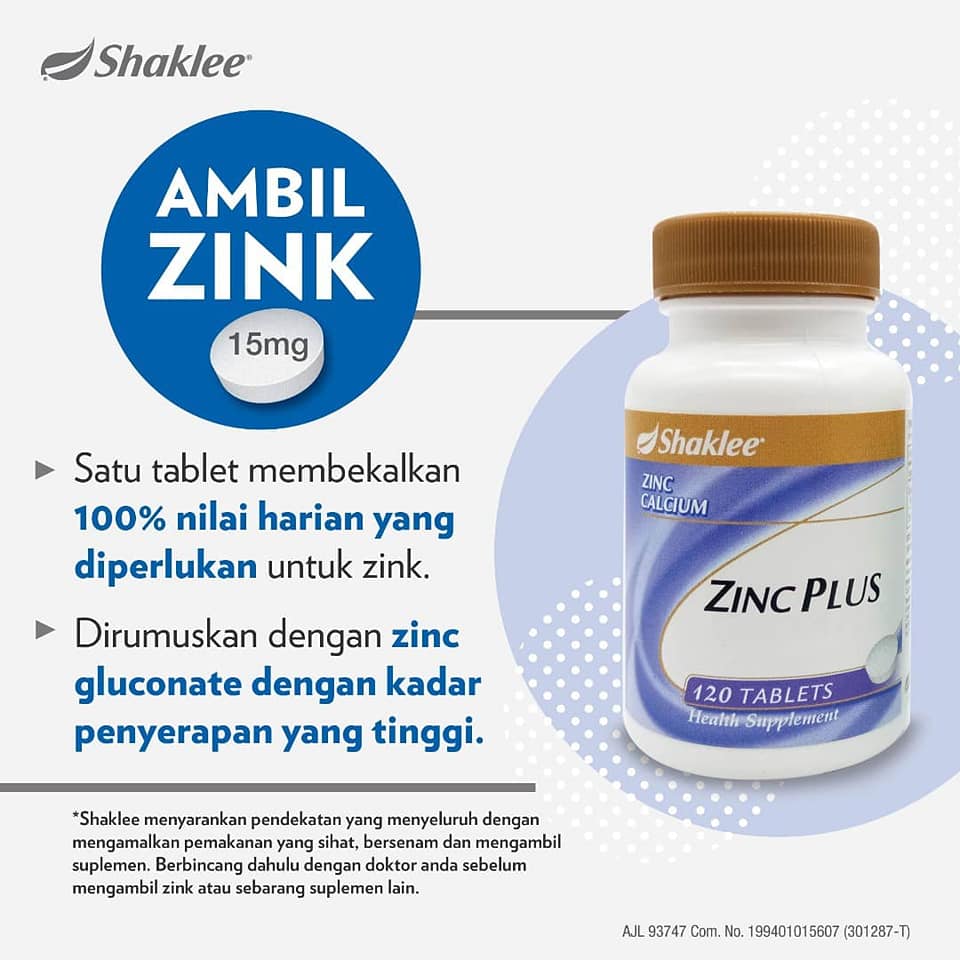 10 Manfaat Zink Untuk Wanita dan Lelaki - Blog Safeni Feni