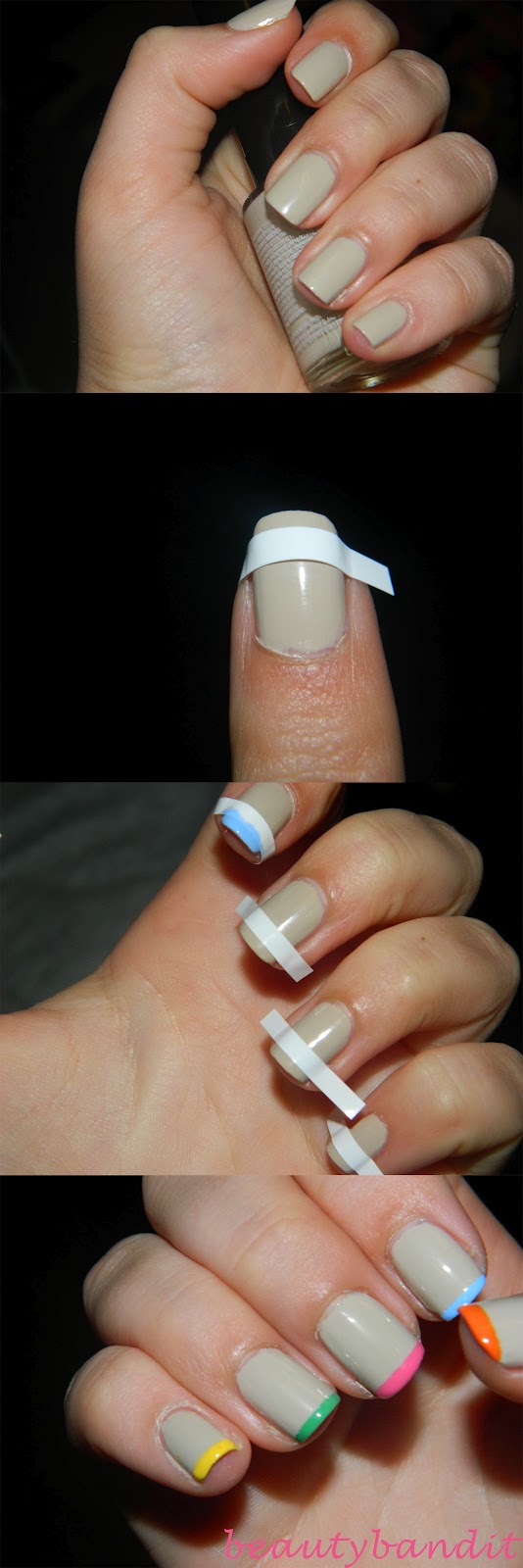 The Beauty Bandit: Summer Colored French Tips