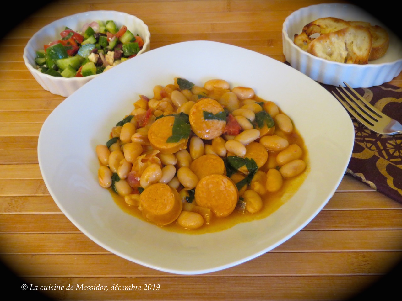 La cuisine de Messidor: Poêlée de saucisses aux haricots blancs ...