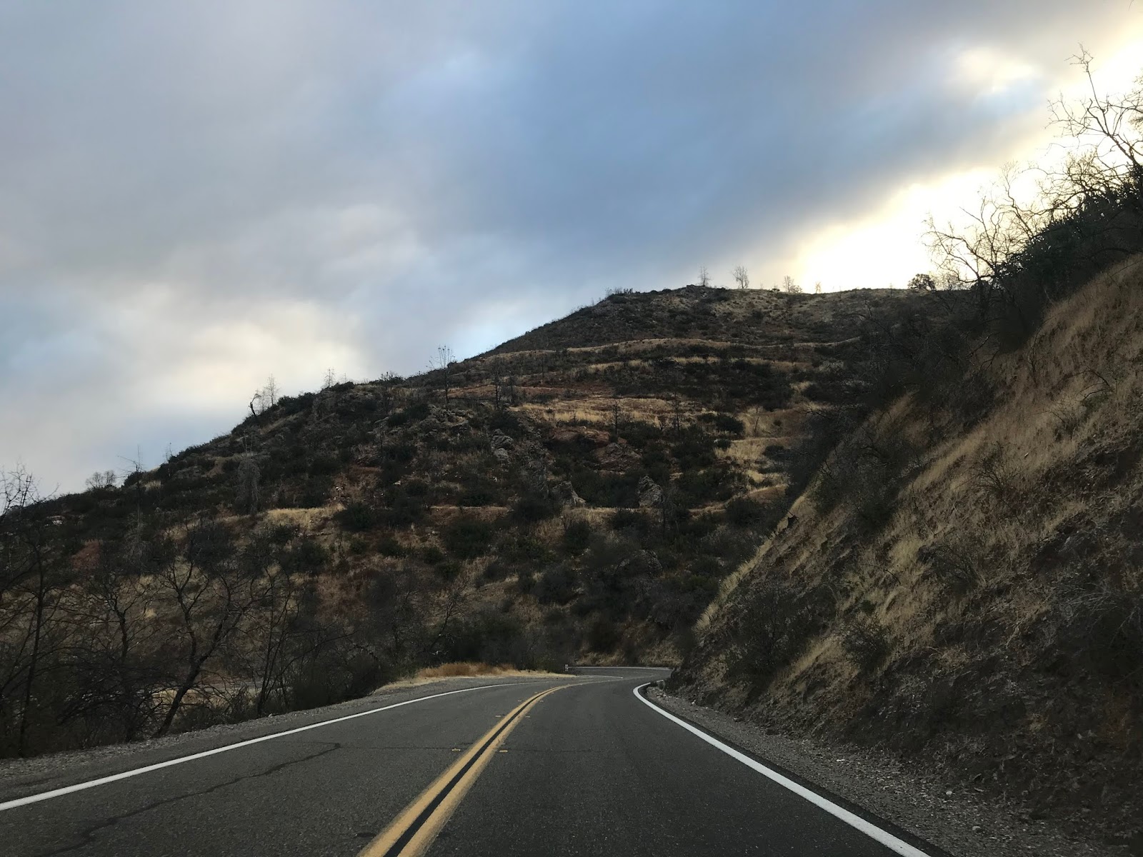 Former California State Route 49 through Bagby