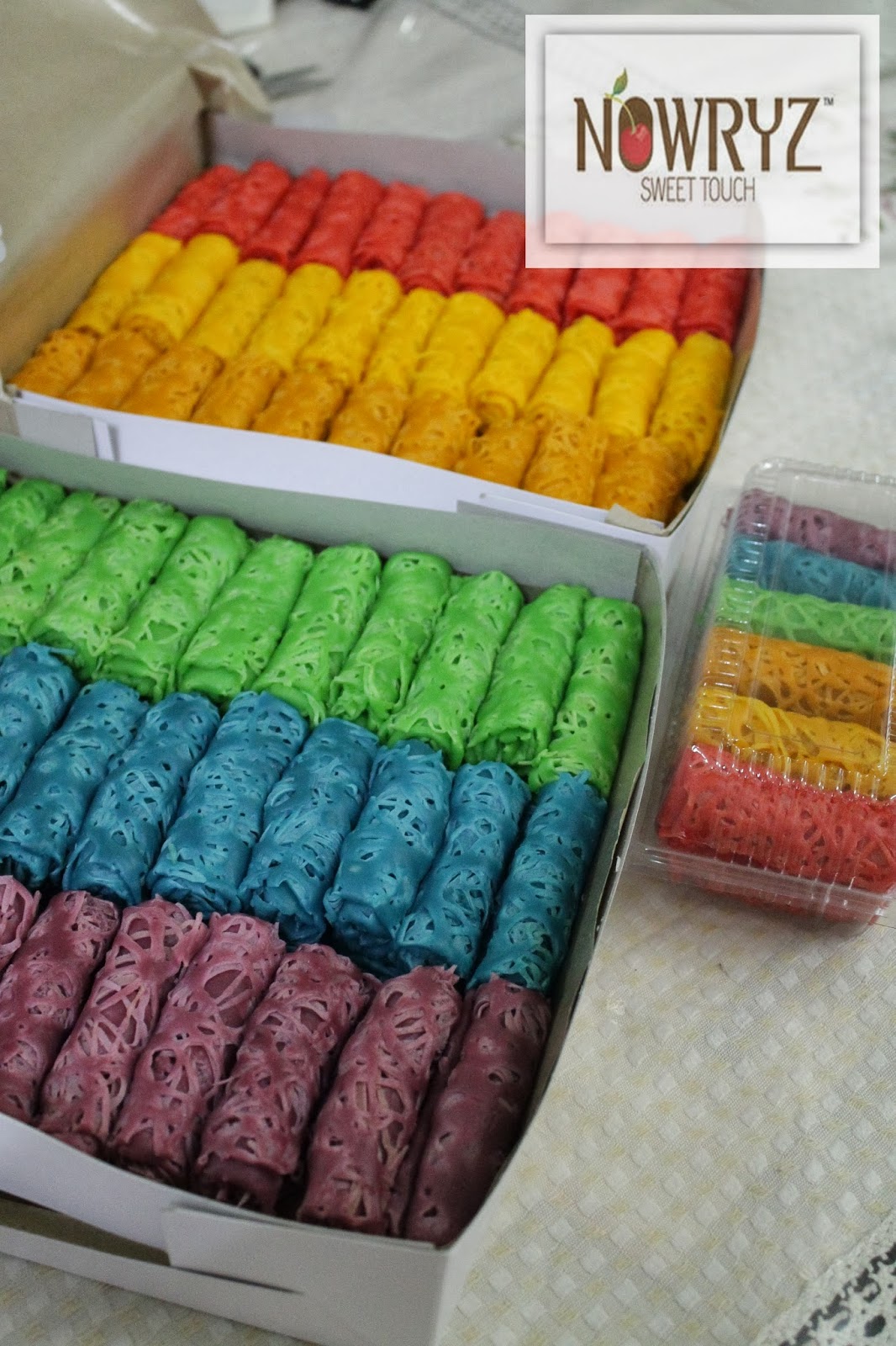 Nori Ibrahim Sweet Touch: Roti Jala Rainbow