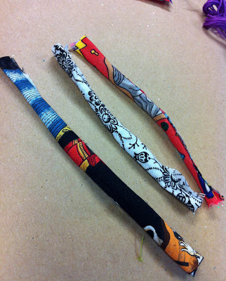 Mexi-Boho Fabric and Yarn Wrapped Frames - Crafty Chica