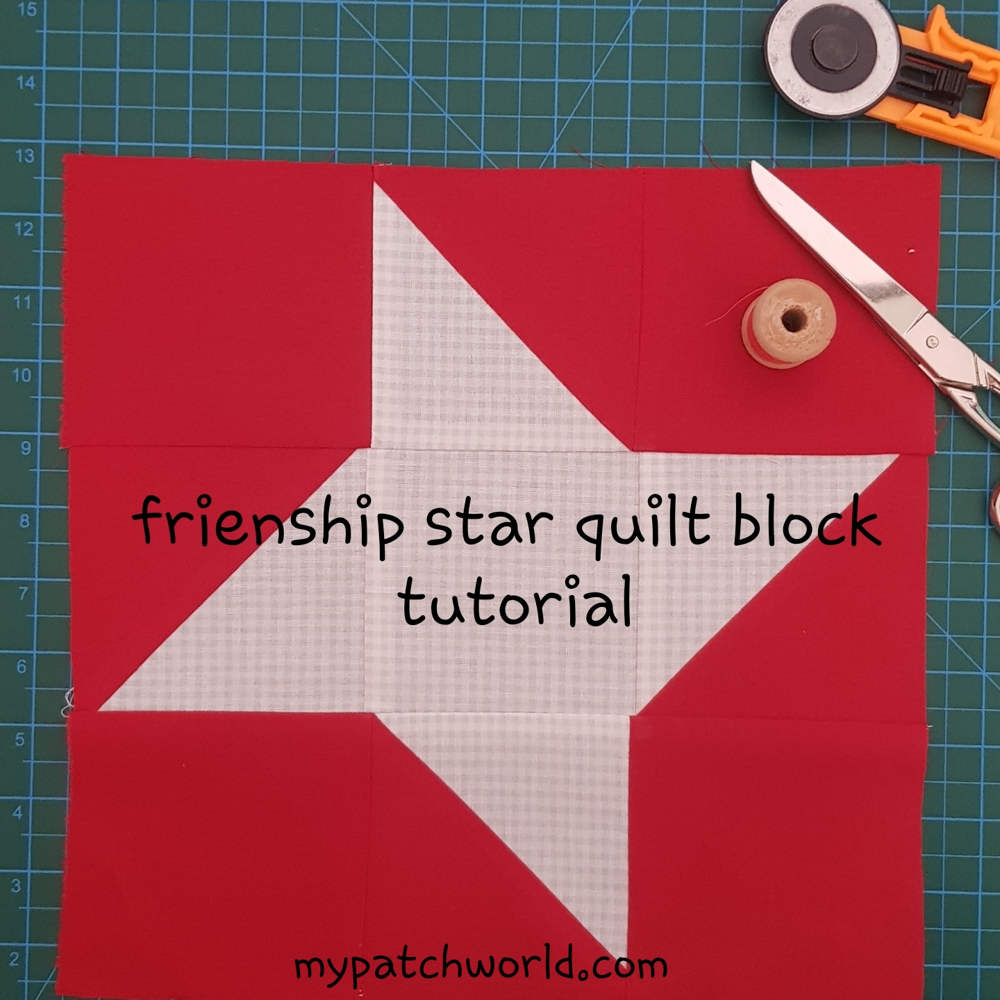 frienship star quilt block tutorial | All about patchwork and quilting